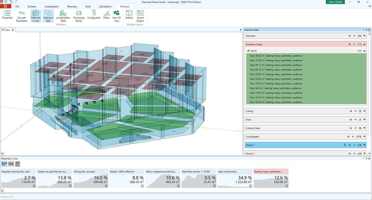 EASE 5-FE supports full 3D model import from AutoCAD, Rhino, and ...